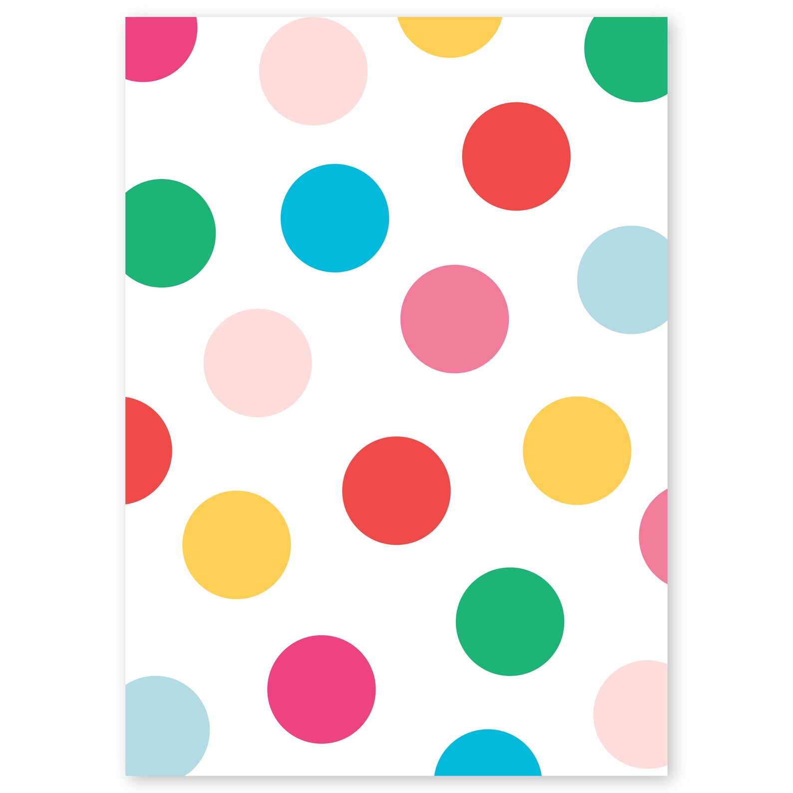 Primary Colors Modern Confetti / Polka Dot / Rainbow / - Etsy