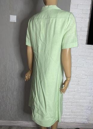 Elegant Lettuce Original Vintage Linen Midi Dress Size L - Etsy