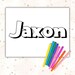Custom Name Coloring Sheet: Personalized Kids Activity (digital ...