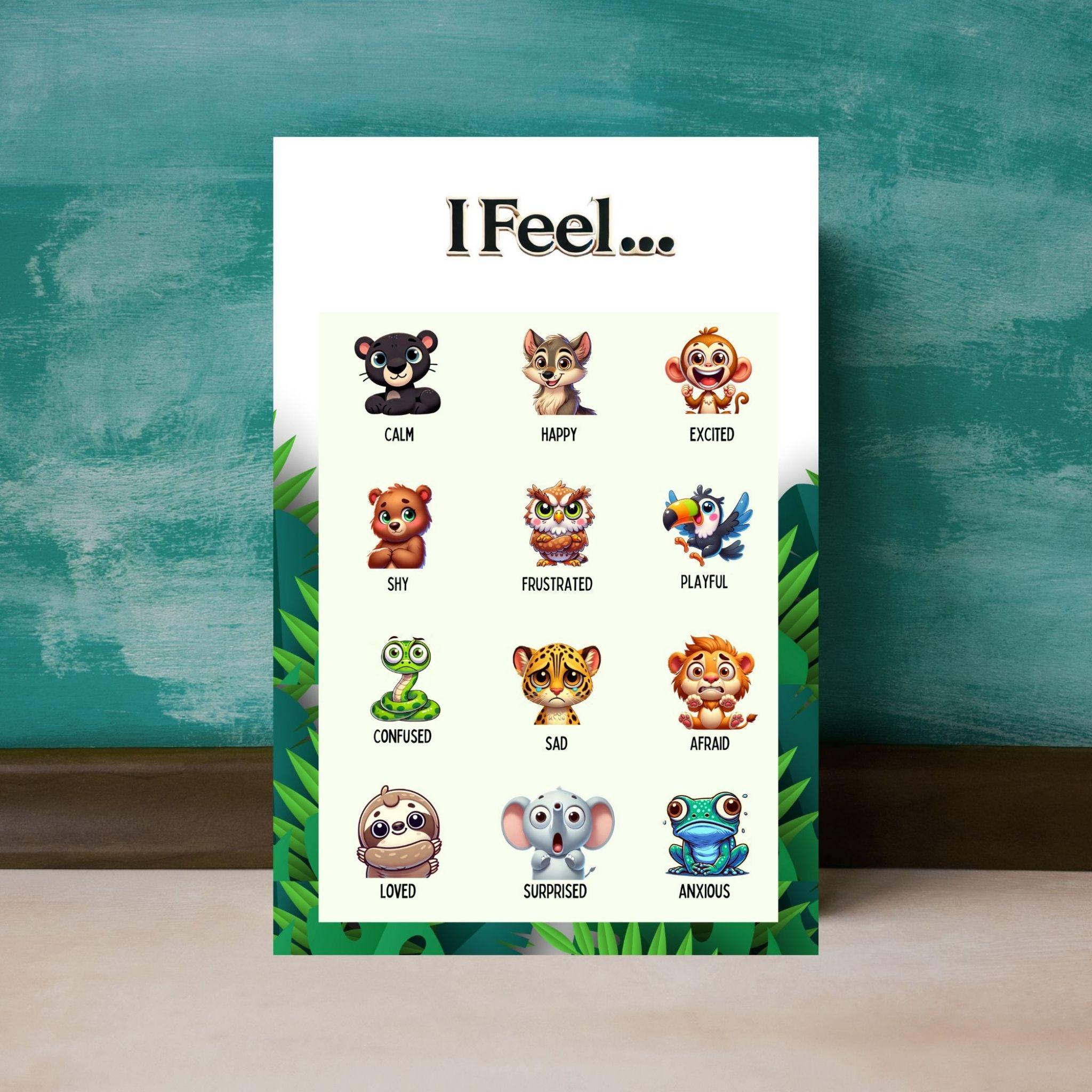 Classroom Poster, SEL Poster, Toddler Emotions, Emotional Regulation ...