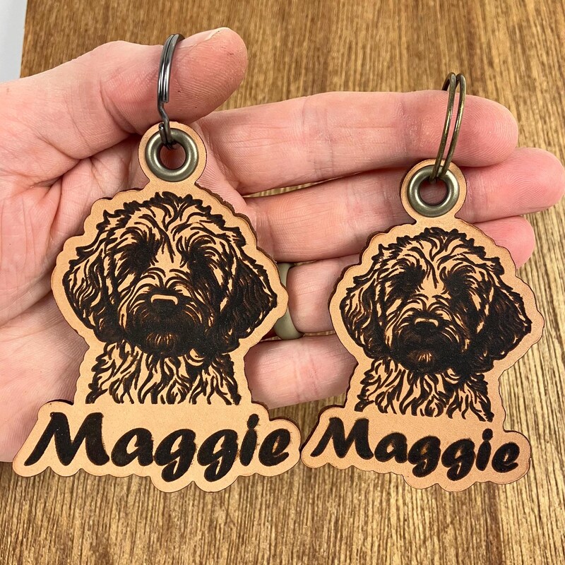 Labradoodle Keychain - Etsy