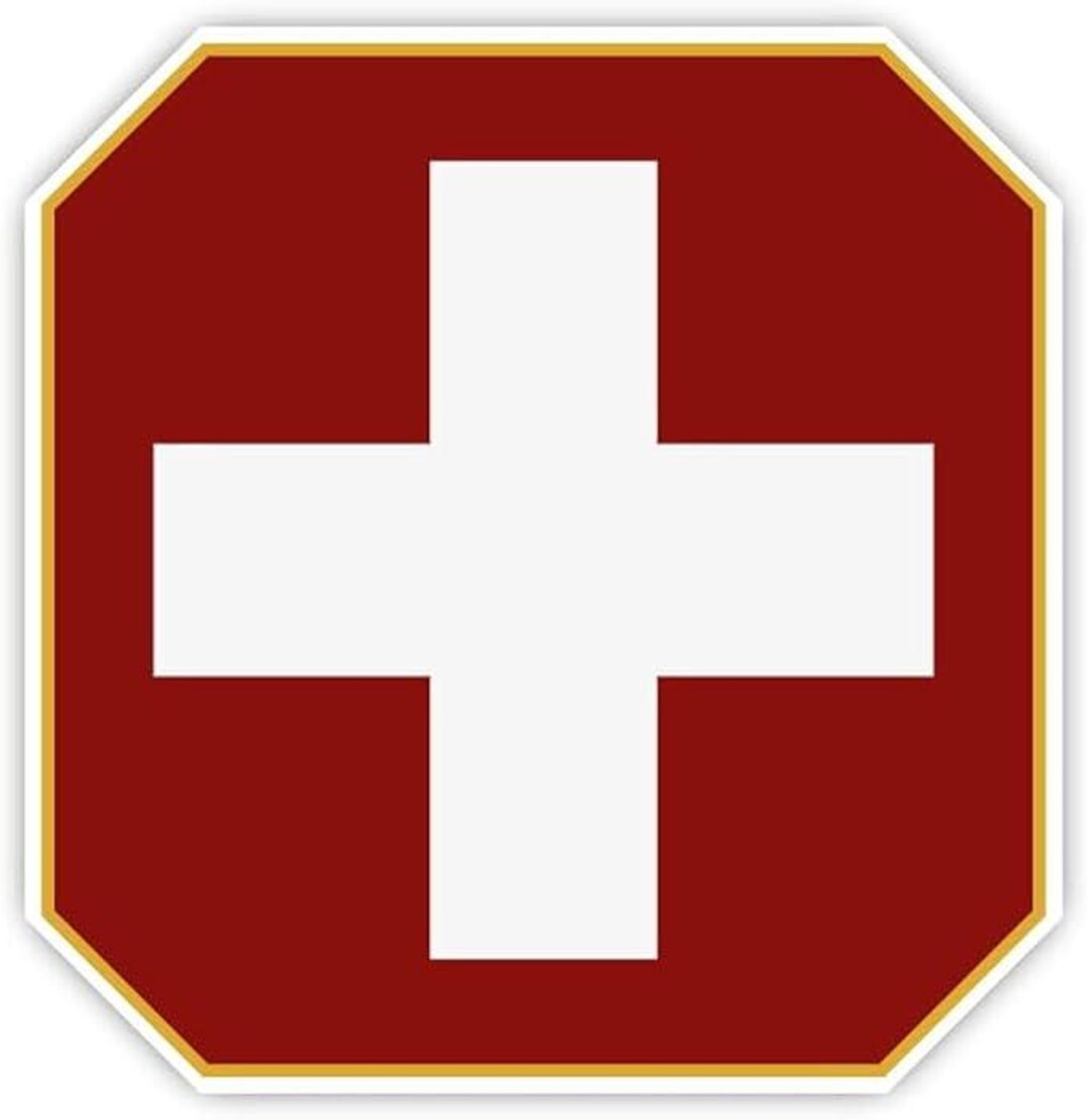 First Aid Kit Sign Sticker Light Reflective Vinyl Decal Medical Cross ...
