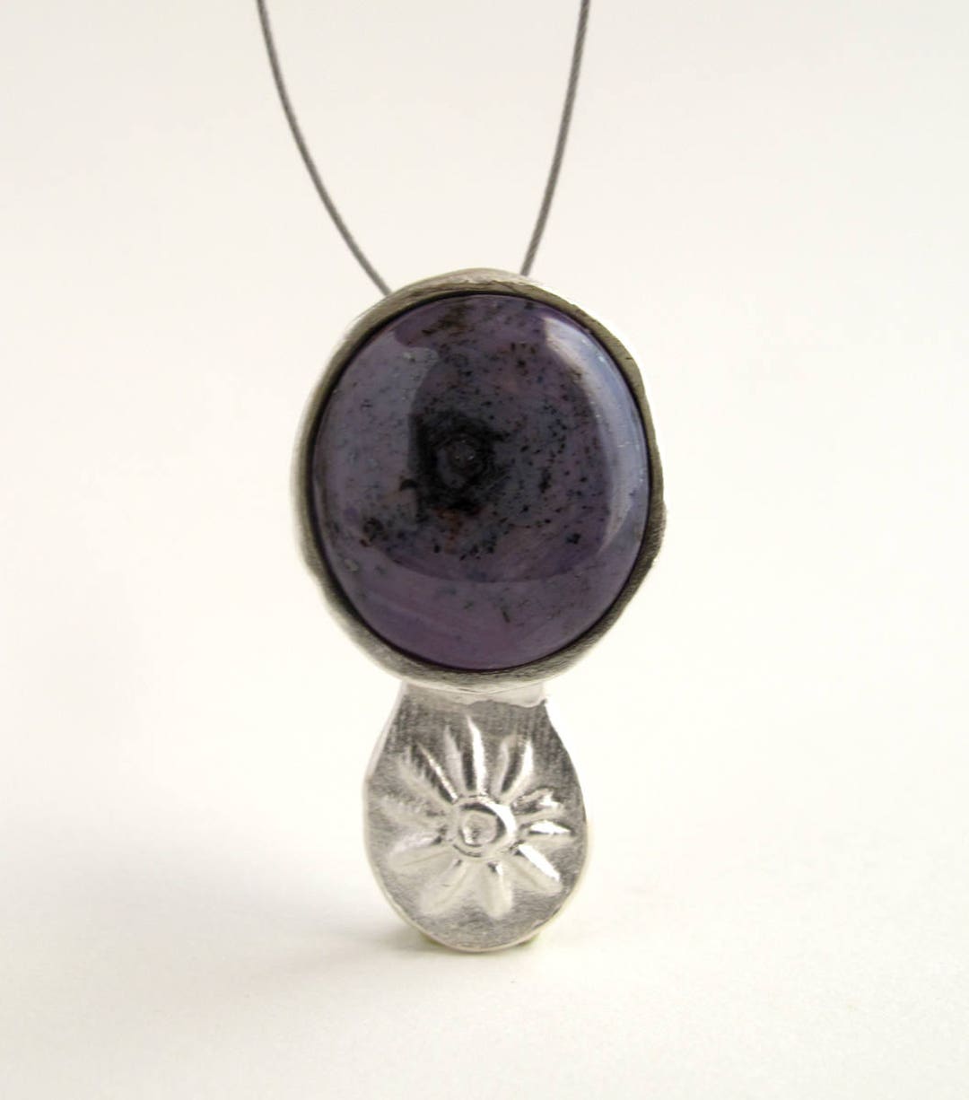 Star Ruby Pendant Sterling Silver Pendant With Natural Star Ruby ...