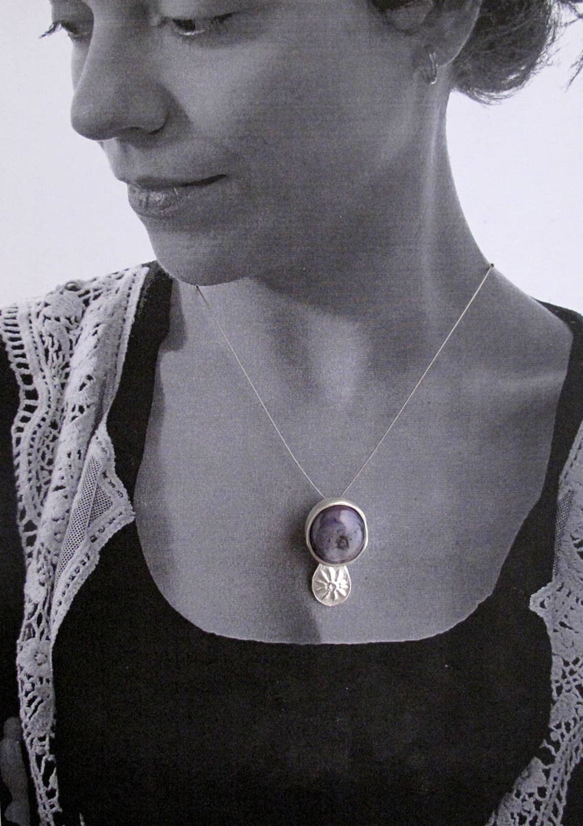 Star Ruby Pendant Sterling Silver Pendant With Natural Star - Etsy