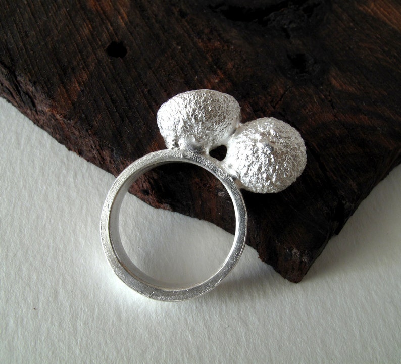 Acorn Ring Sterling Silver Acorn Ring Cast From Natural Acorn | Etsy