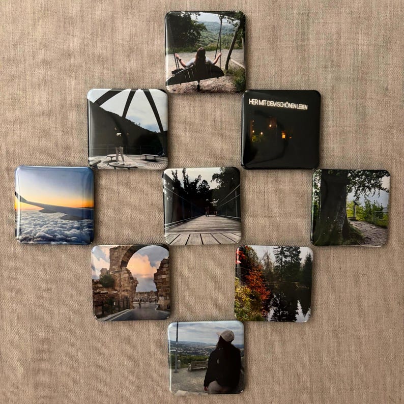 Personalized Photo Magnets Photo Gift for Family & Friends Fridge ...