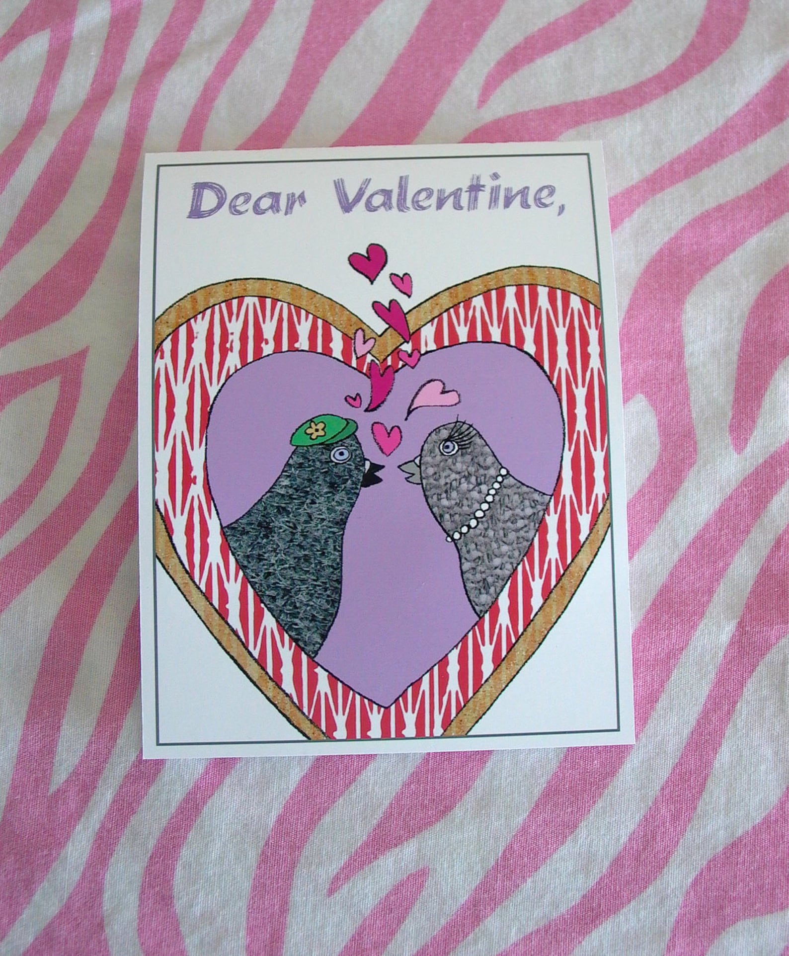 Pigeons Valentine Lesbian Version - Etsy