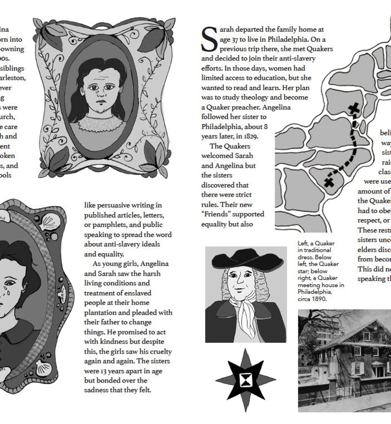 PDF - Antiracist Zine - Sarah & Angelina Grimké - Activists - Abolition ...