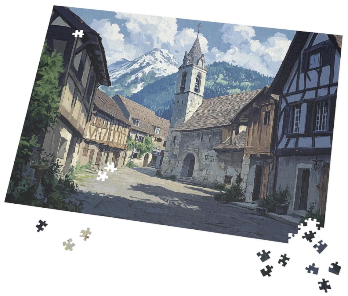 Stone Pathways Puzzle: Immerse Yourself in an Enchanting Medieval ...