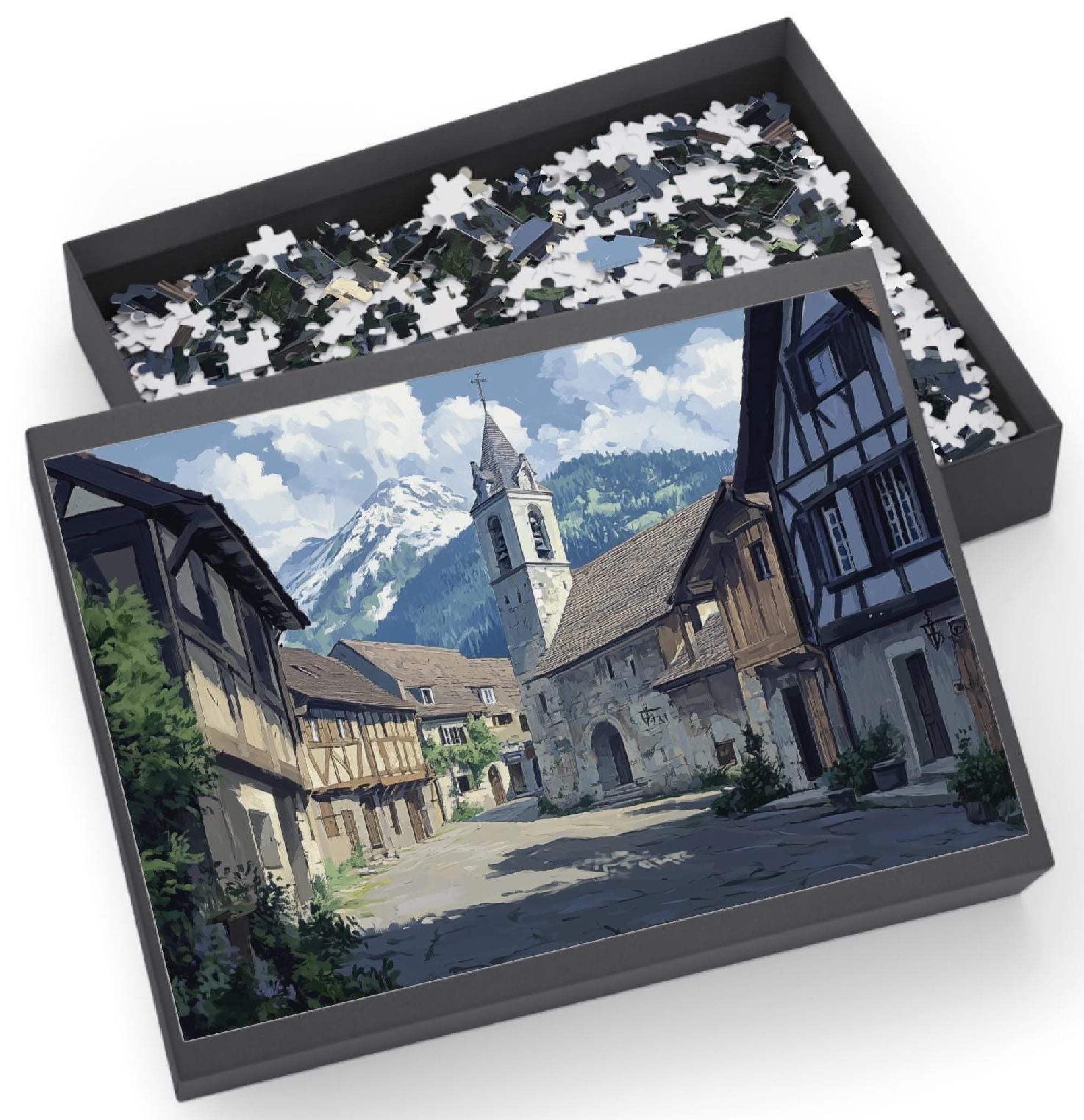 Stone Pathways Puzzle: Immerse Yourself in an Enchanting Medieval ...