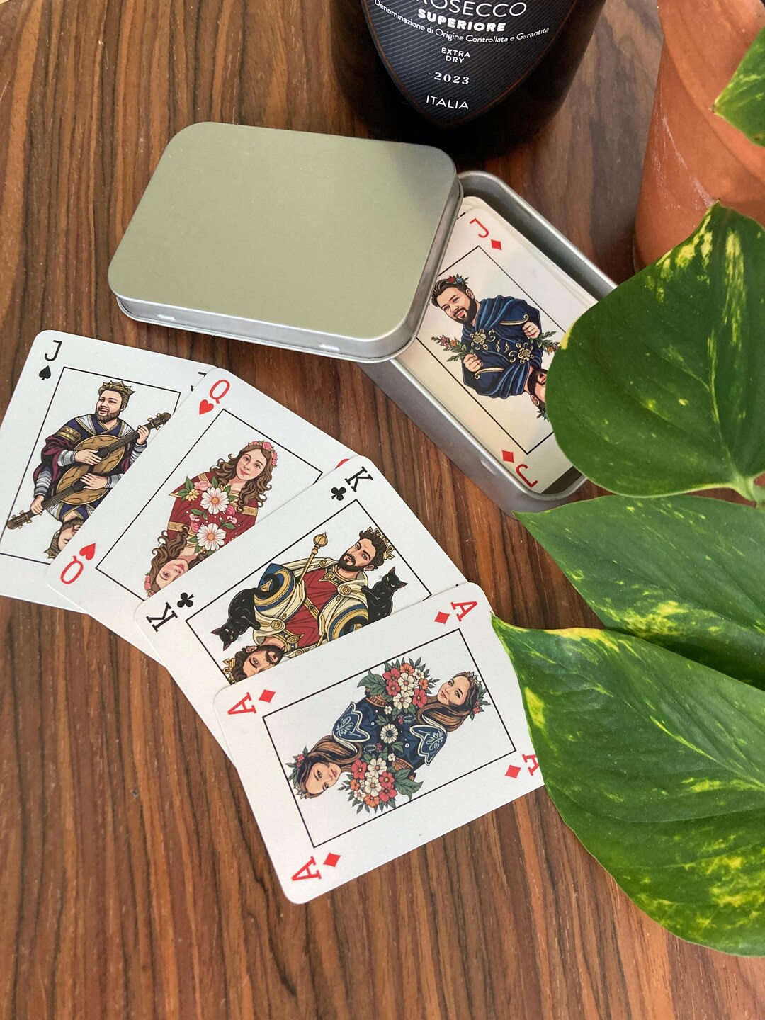 Custom Photo Playing Cards: Personalized Linen Finish Card Deck - Etsy
