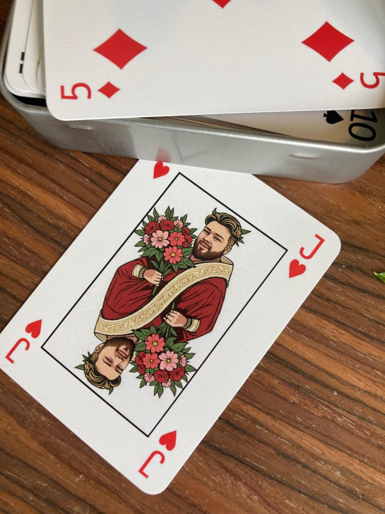 Custom Photo Playing Cards: Personalized Linen Finish Card Deck - Etsy