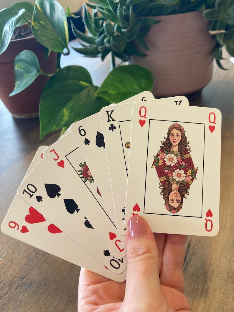 Custom Photo Playing Cards: Personalized Linen Finish Card Deck - Etsy
