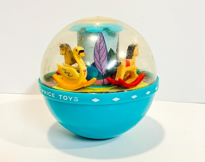 Vintage 1966 Fisher Price Roly Poly Chime Ball Toy No. 165 | Retro Kids ...
