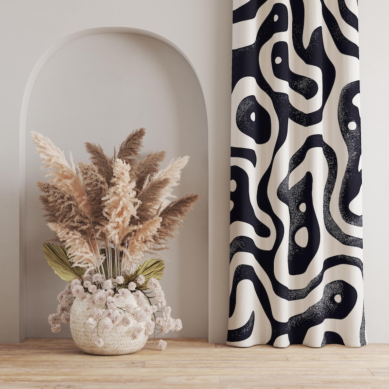 Modern Curtains - Etsy