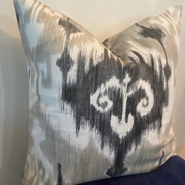 Outdoor Ikat Pillow - Etsy