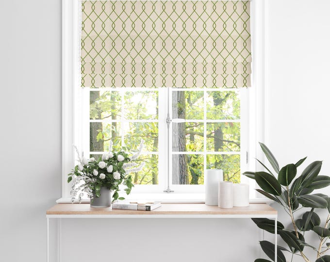 Faux Roman Shades | Custom Curtains - Fake Roman Shades - Decorative ...