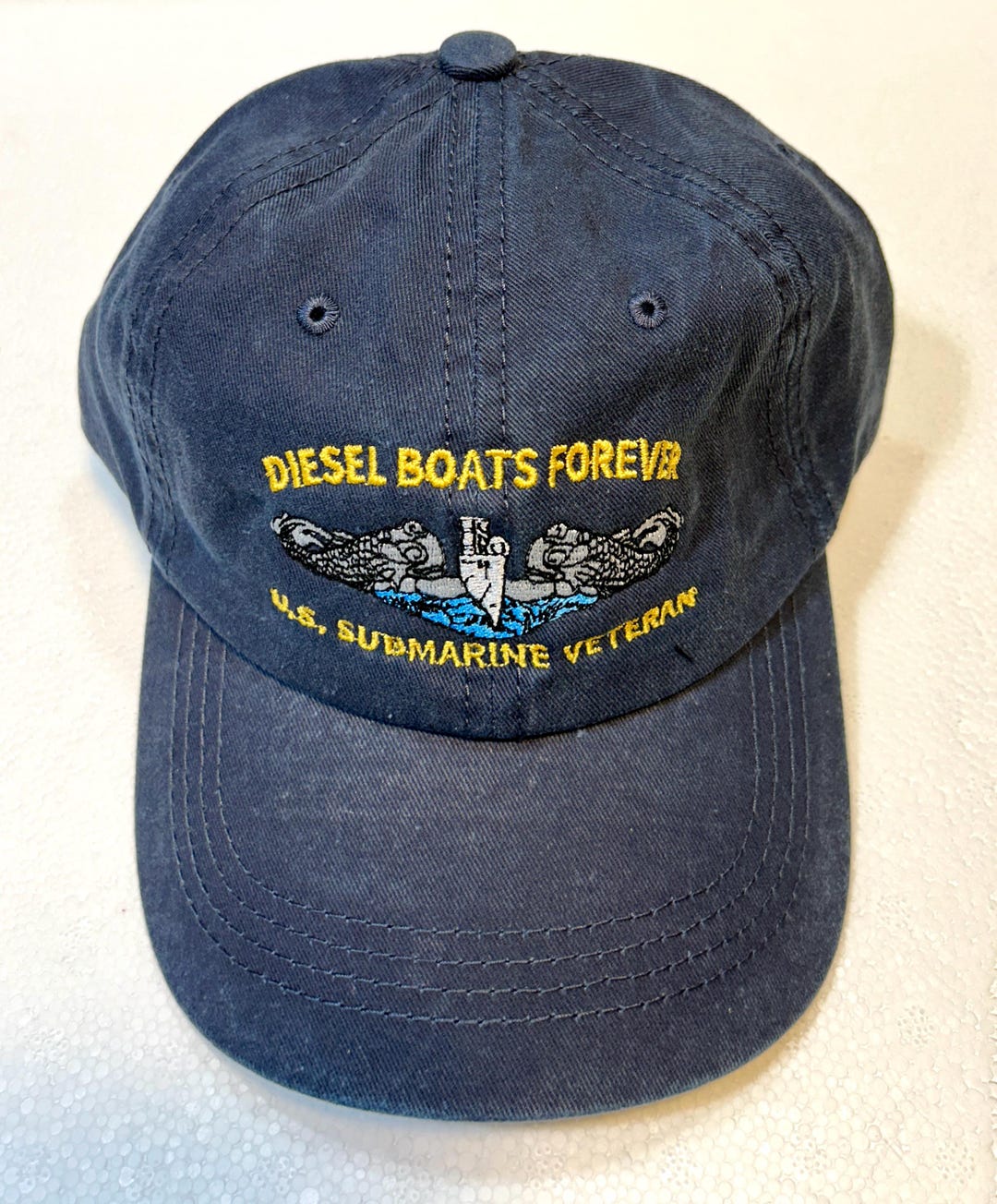 U.S. Submarine Veteran Diesel Boats Forever Embroidered Ball Cap ...