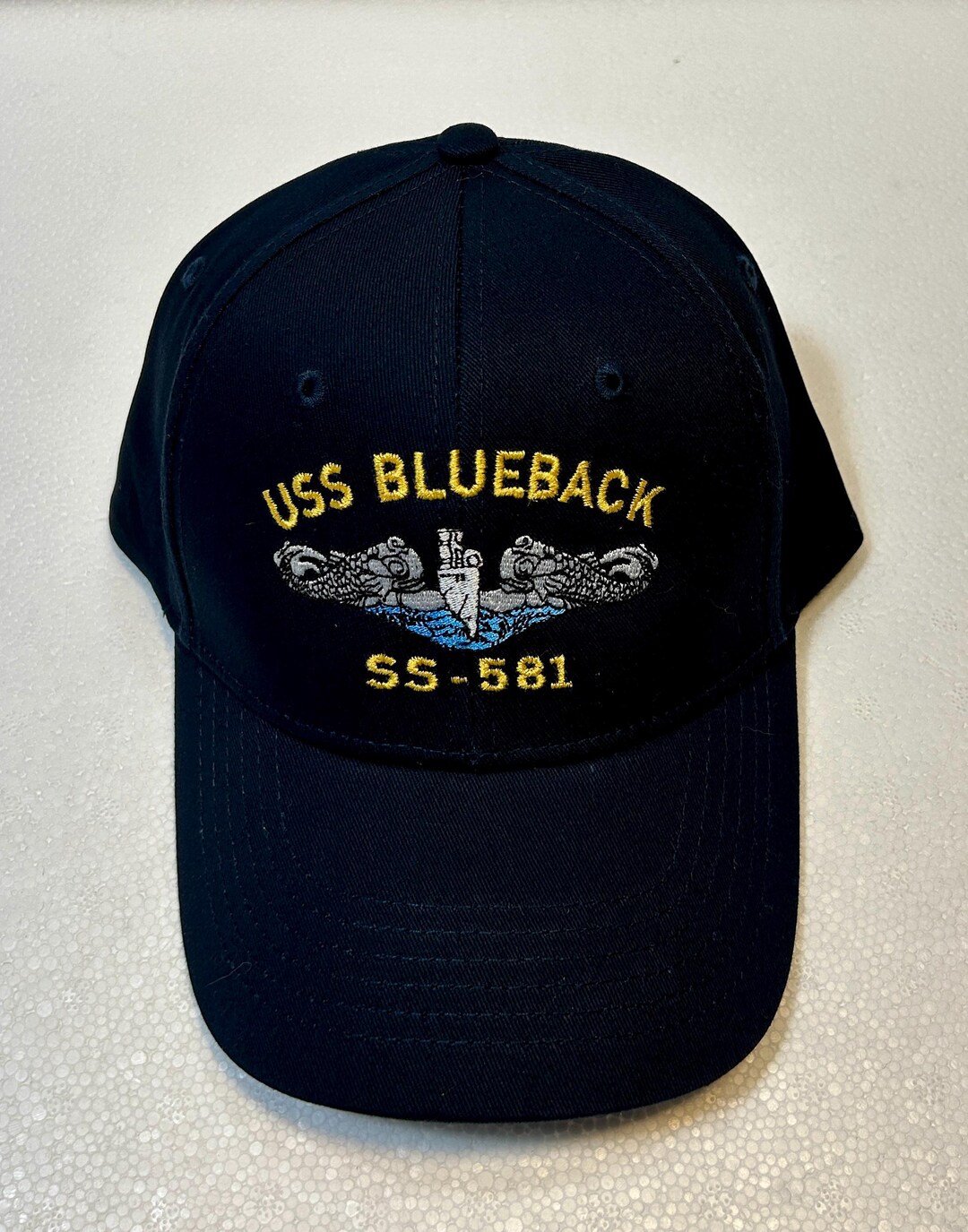 USS Blueback SS-581 Ball Cap Diesel Boat Embroidered Submarine Enlisted ...