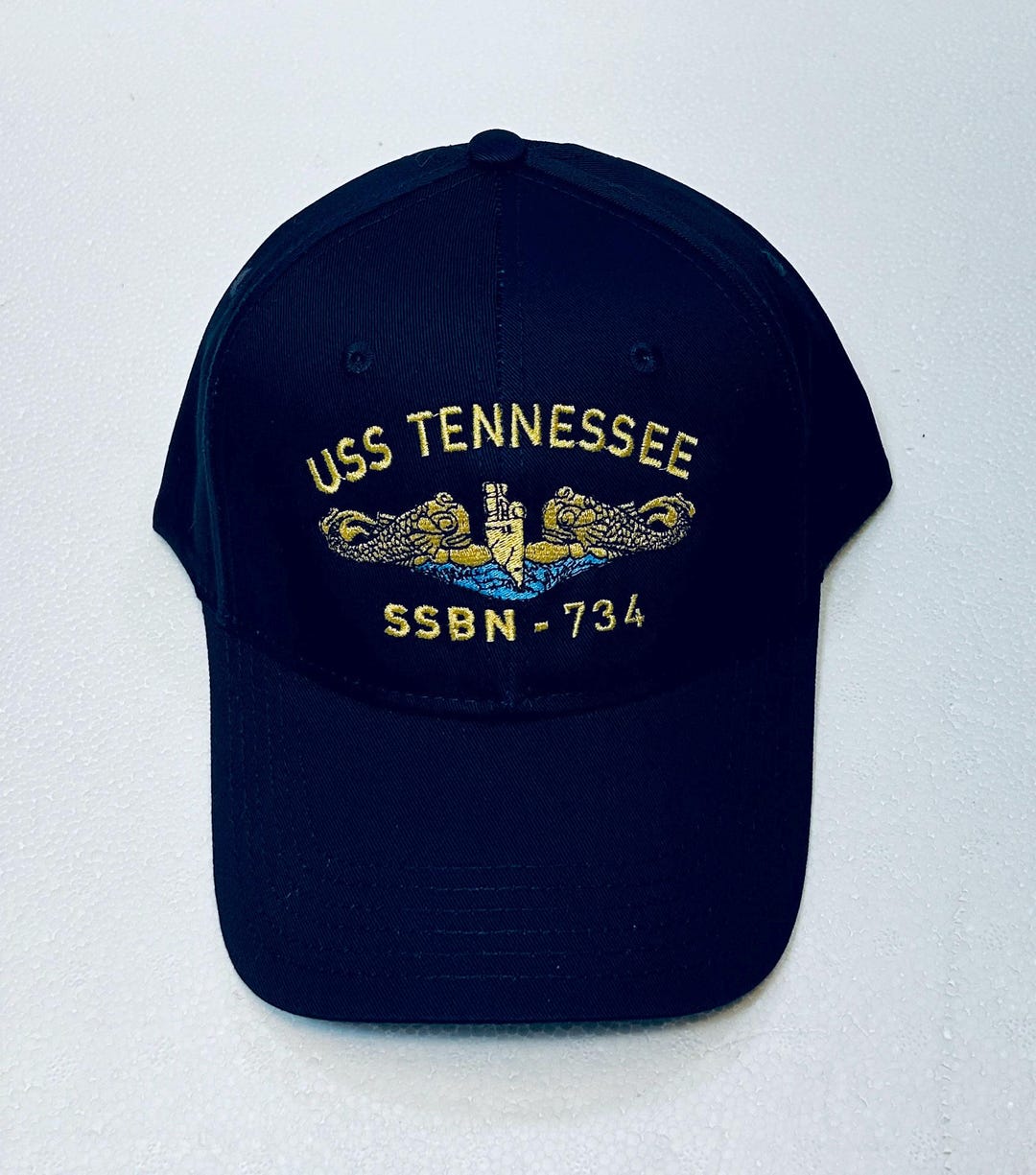 USS Tennessee SSBN 734 Embroidered Ball Cap Submarine Commissioned ...