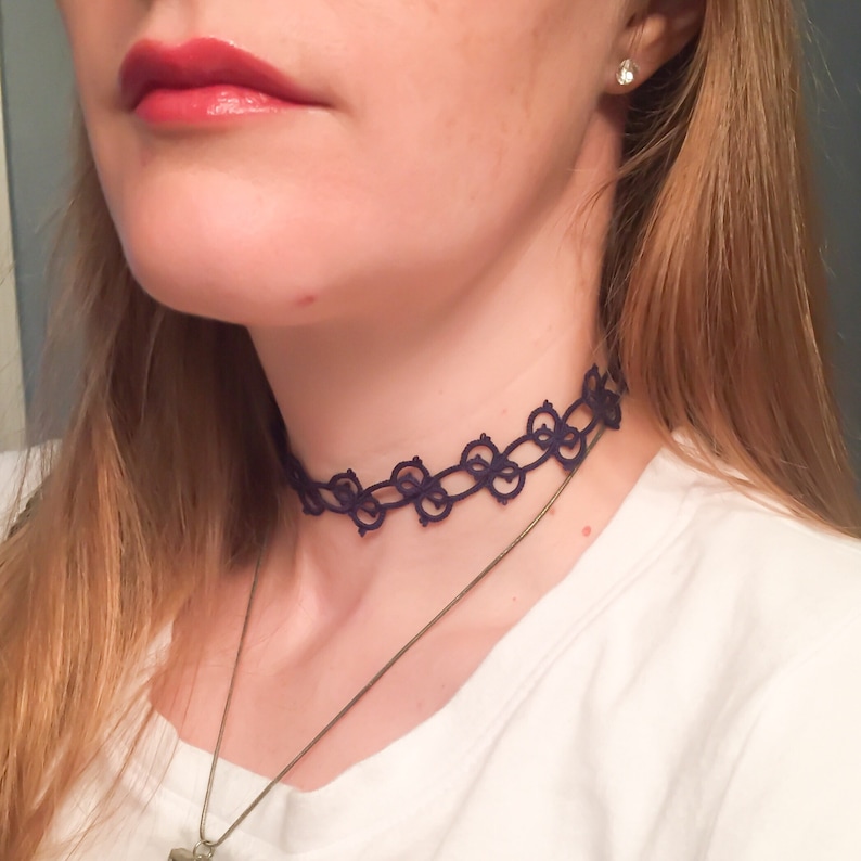Loop-de-loo Choker (tatted Necklace) - Etsy
