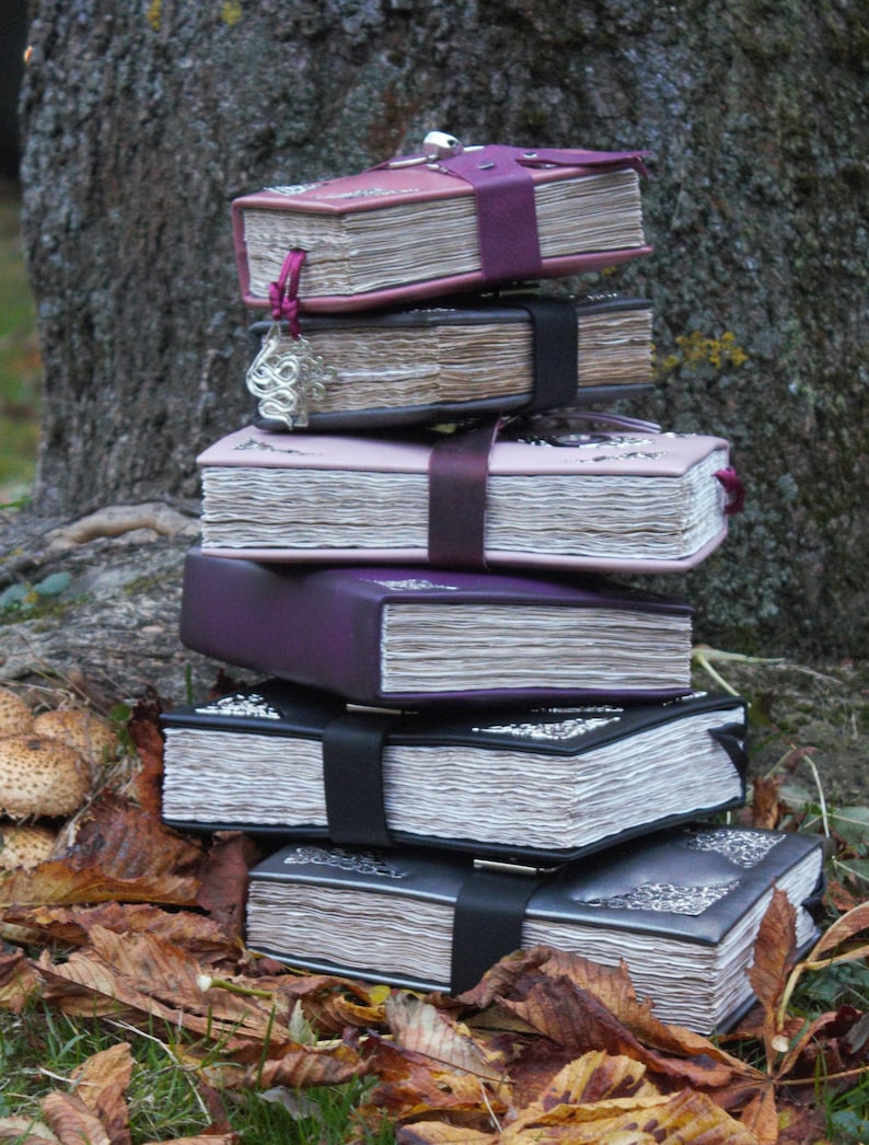 Pink Thick Notebook Handmade, Moon Magic Journal, Antique Huge Journal ...