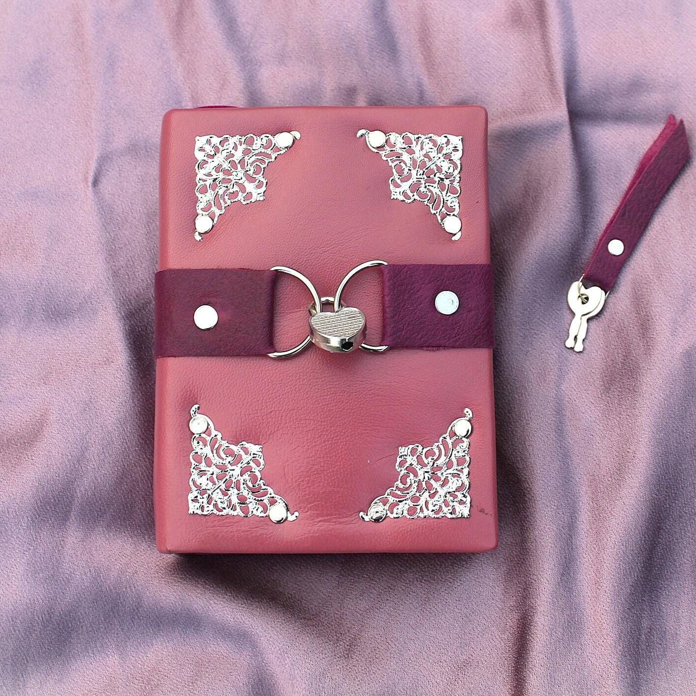 Pink Thick Notebook Handmade, Moon Magic Journal, Antique Huge Journal ...