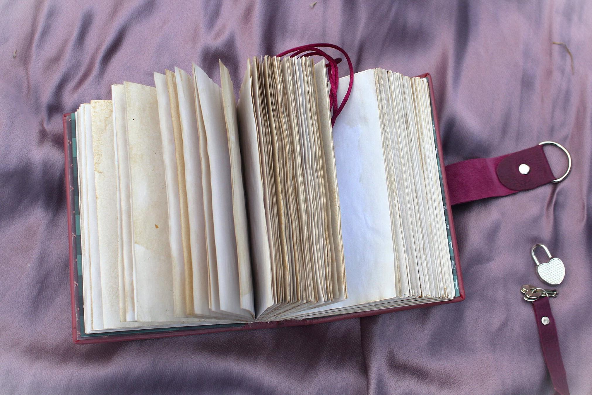 Pink Thick Notebook Handmade, Moon Magic Journal, Antique Huge Journal ...