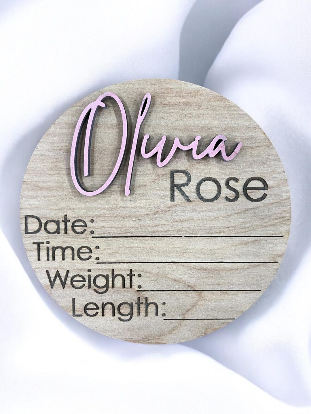 Baby Birth Stats Sign, Personalized Hospital Stats Sign, Newborn Photo ...