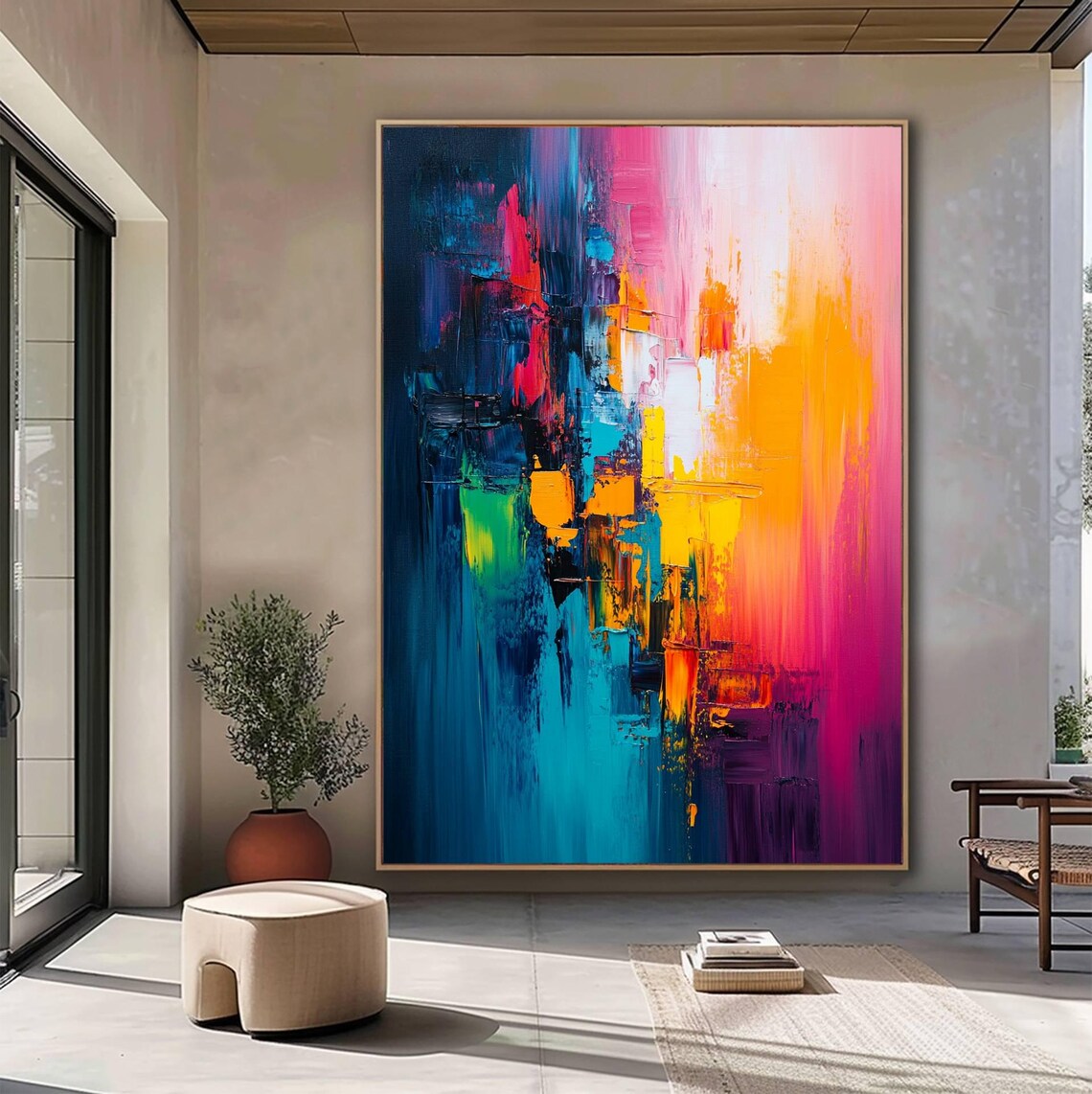 Abstract Painting, Digital Download, Large Abstract Print, Abstract ...