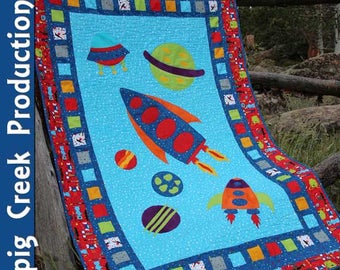 Klawth Pattern Block 6 of Planetary Party Quilt - Etsy