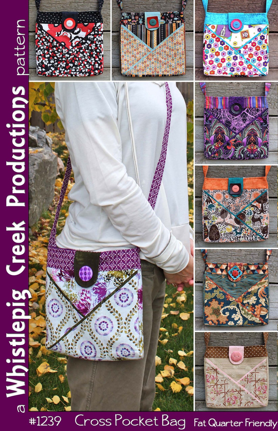 Cross Pocket Bag Sewing Pattern - PDF - Etsy