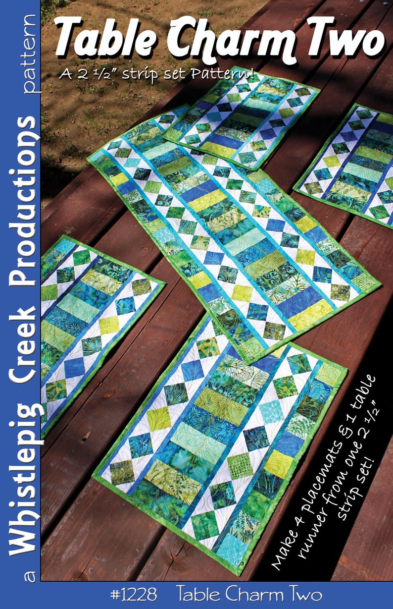 Table Charm Two Sewing Pattern PDF - Etsy
