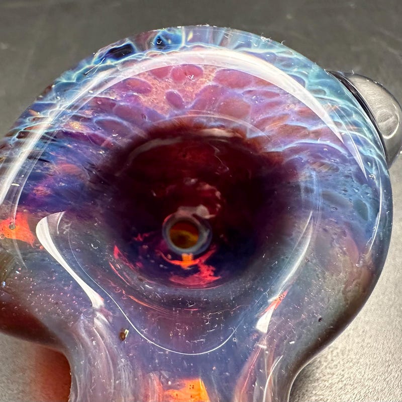 Purple Glass Pipe - Etsy