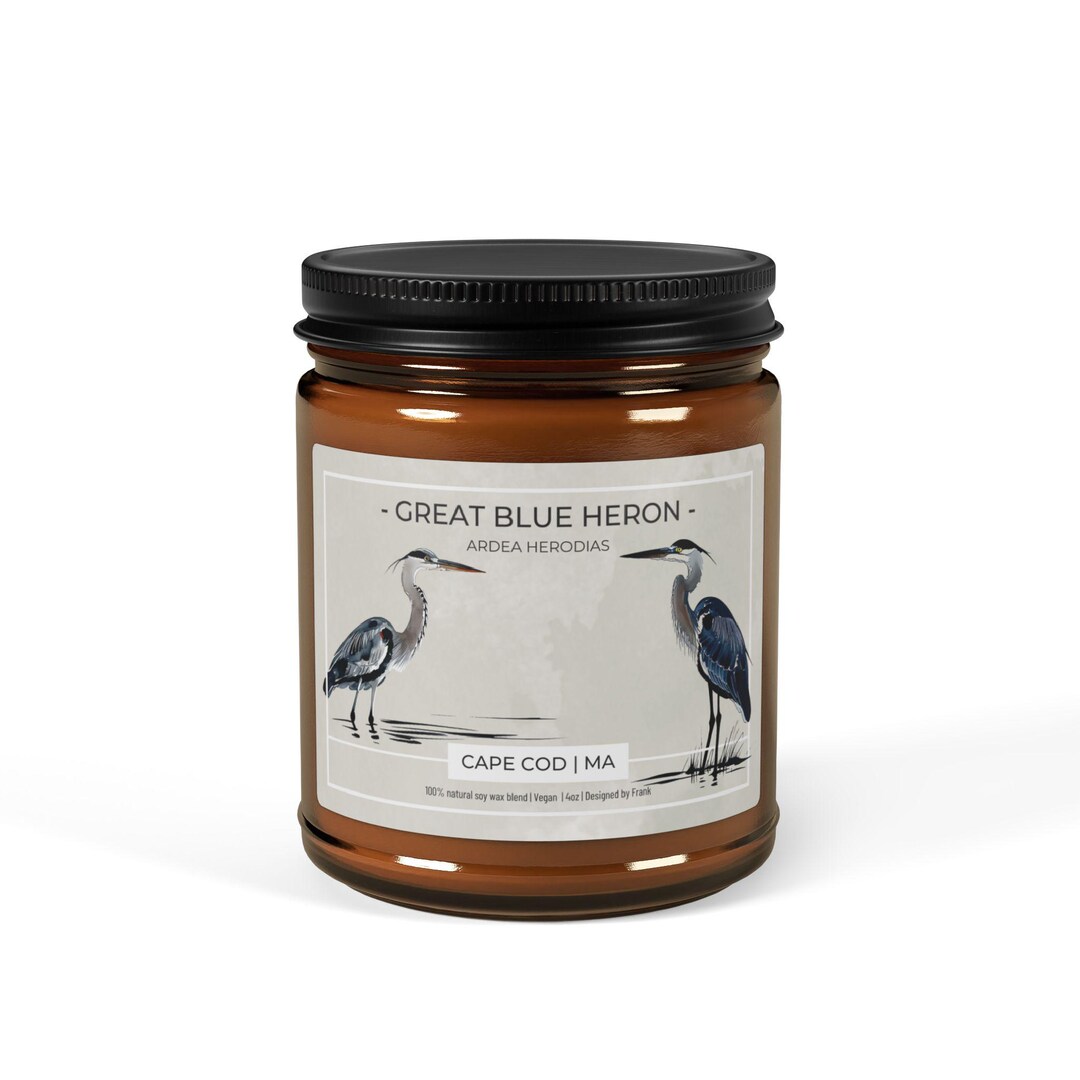 Birds of Cape Cod Candle | Great Blue Herons | 6 Different Scents ...