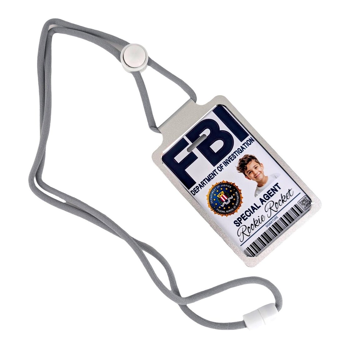 Personalized FBI Badge Cosplay ID, Federal Bureau of Investigation ID ...