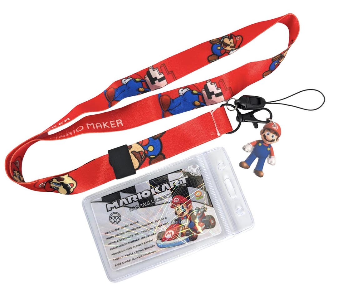 Luigi Mario Kart Driver's License: Cosplay Novelty ID - Etsy