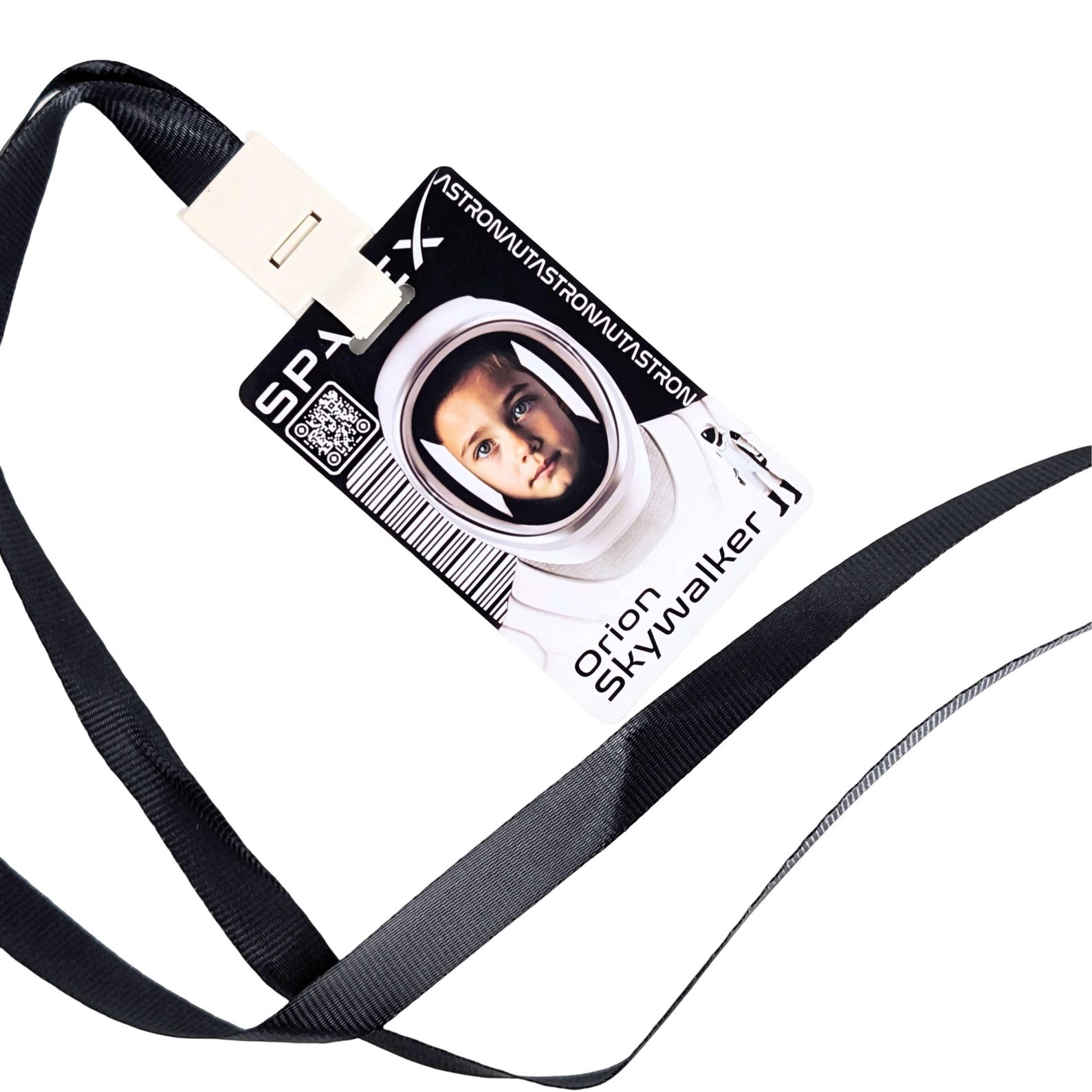 Personalised Spacex Astronaut Cosplay ID Space X Astronaut ID Badge ...