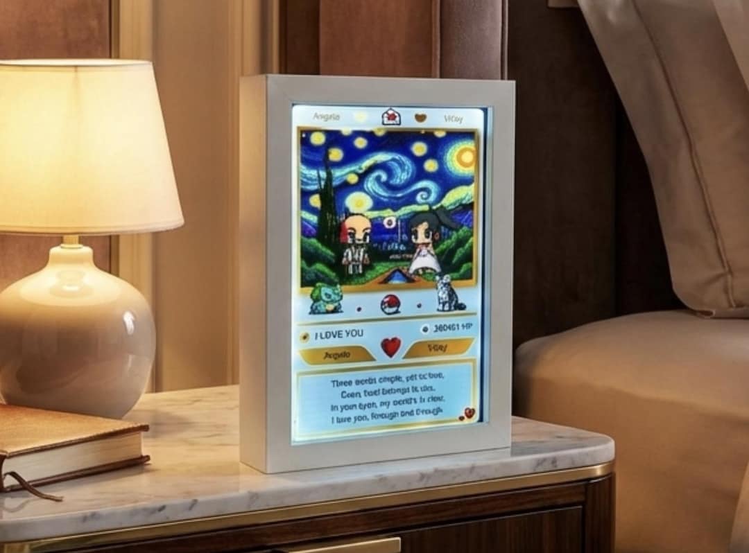 Personalised Pokemon-themed Bedside Lamp - Anniversary Gift - to My ...