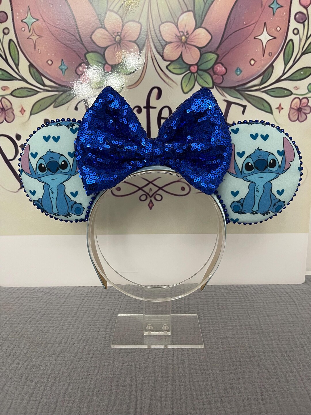 Stitch From LILO and Stitch Disney Inspired Mickey Ears With Light up ...