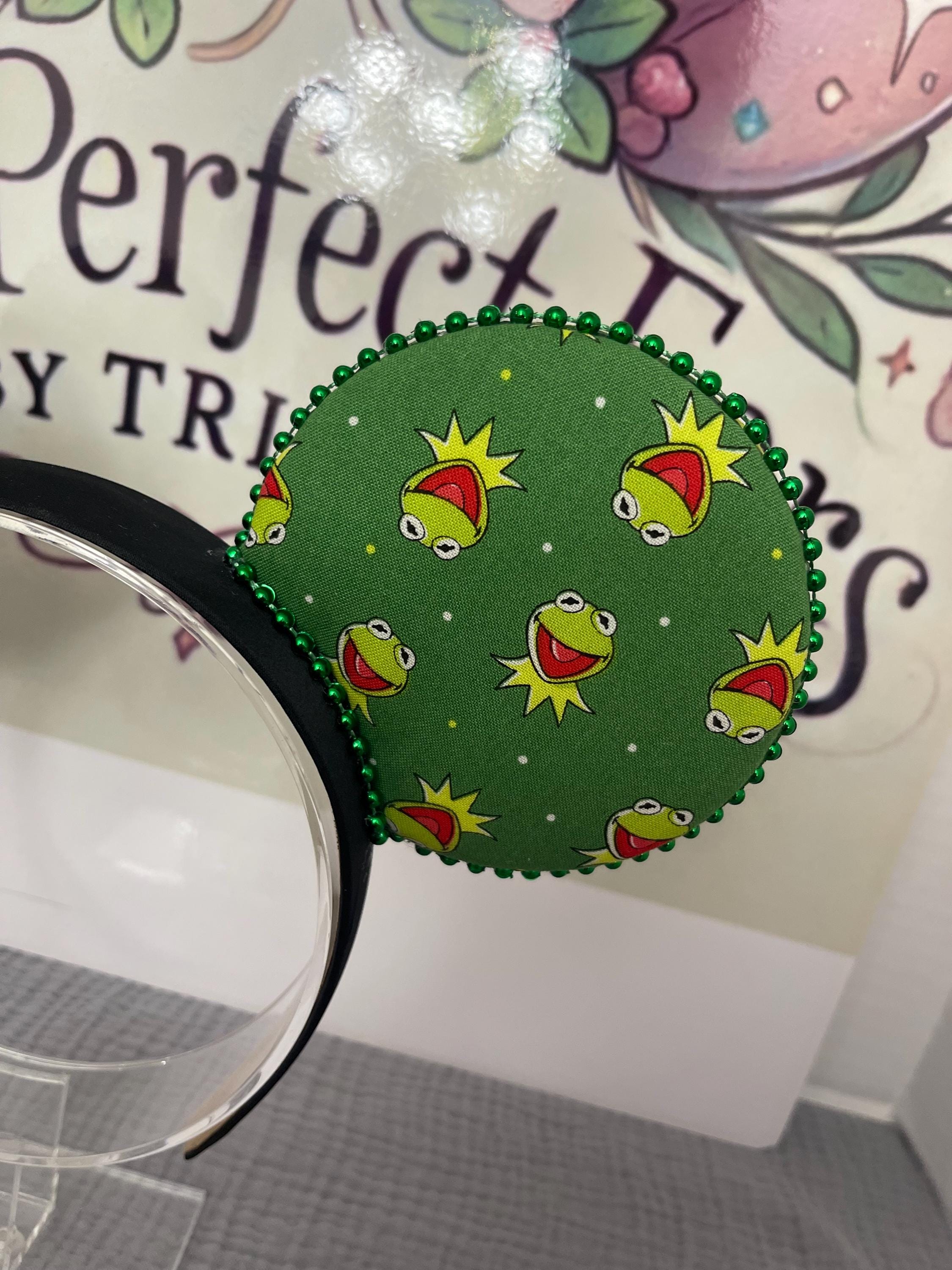 Kermit the Frog Muppet Show Disney Mickey Ears With Light up Bow Option ...