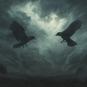 Dramatic Raven Art Bundle 8 Ai-generated Dark & Mysterious Raven Images ...