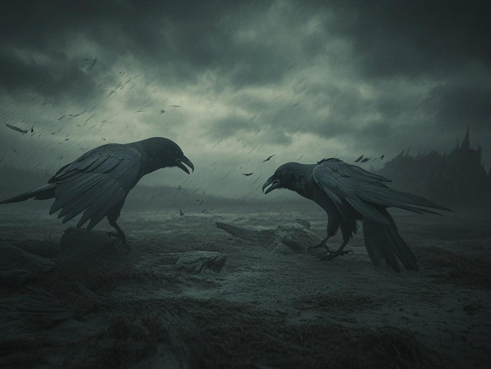 Dramatic Raven Art Bundle 8 Ai-generated Dark & Mysterious Raven Images ...