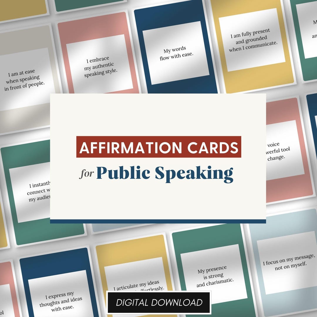 Public Speaking Affirmations | Positive Affirmations for Public ...