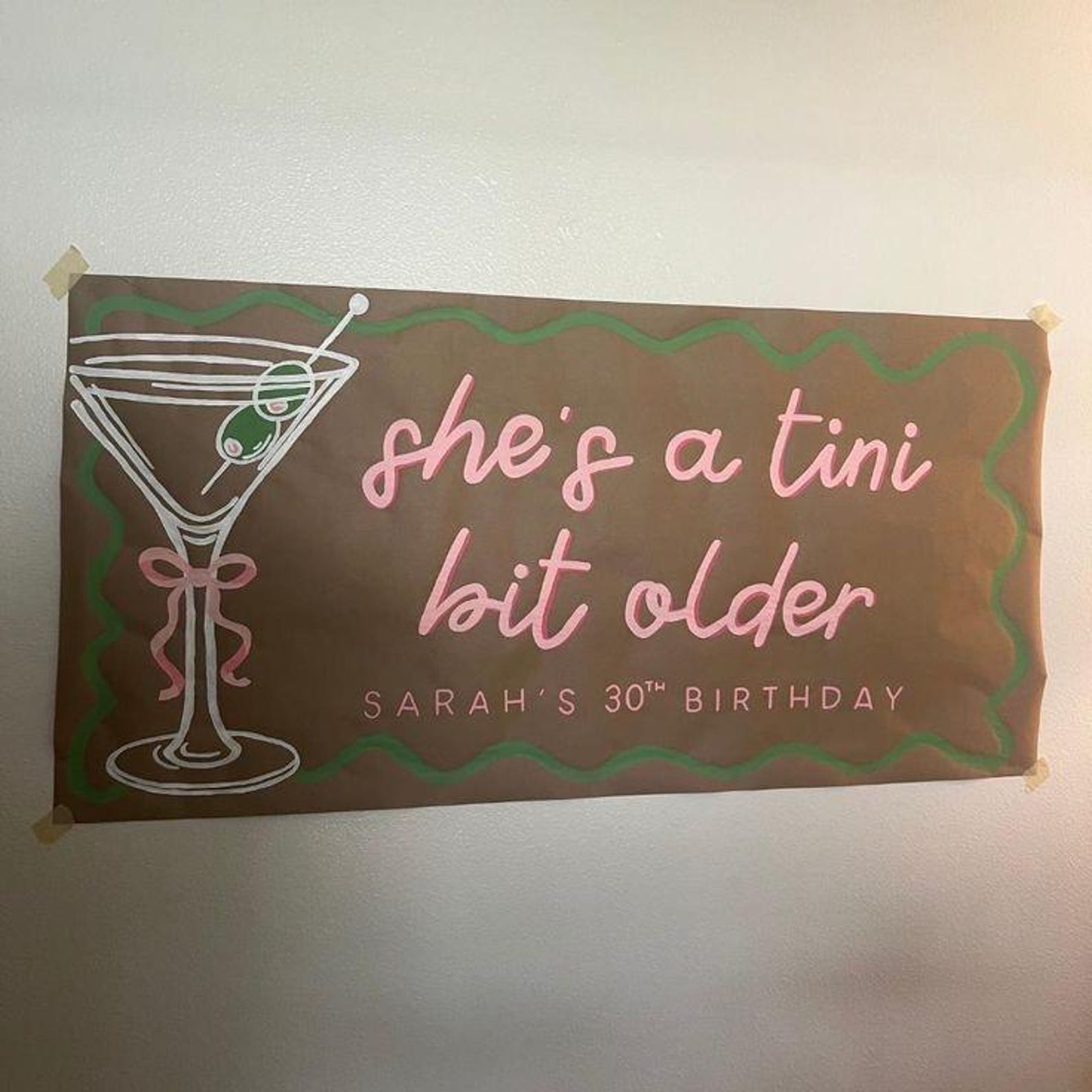 Hand Painted Brown Paper Signs - Etsy