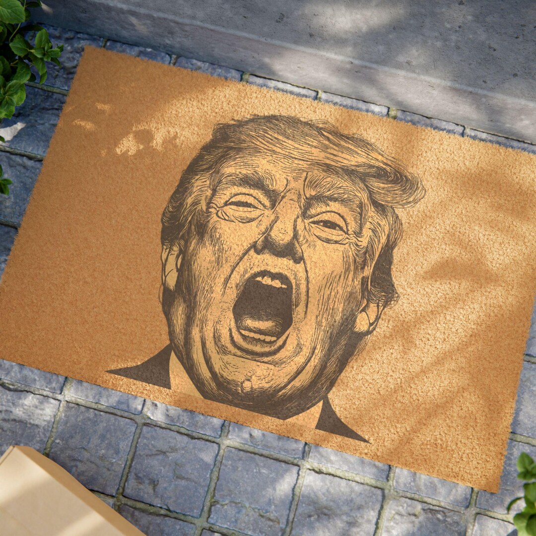 Funny Donald Trump Doormat - Unique Home Entry Mat, Hilarious Political ...