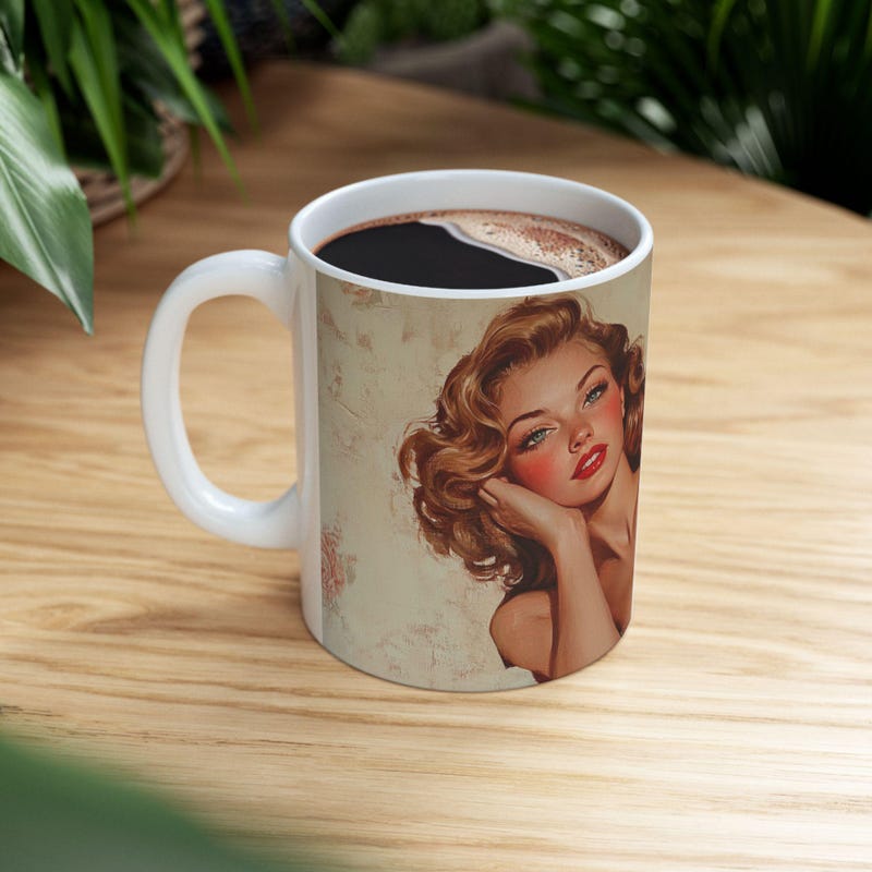 Vintage Pinup Girl - Etsy