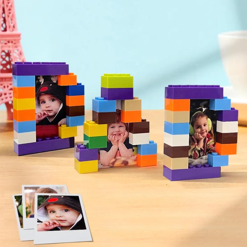 Building Brick Puzzle for Kids, Building Block Puzzle With Custom Photo ...
