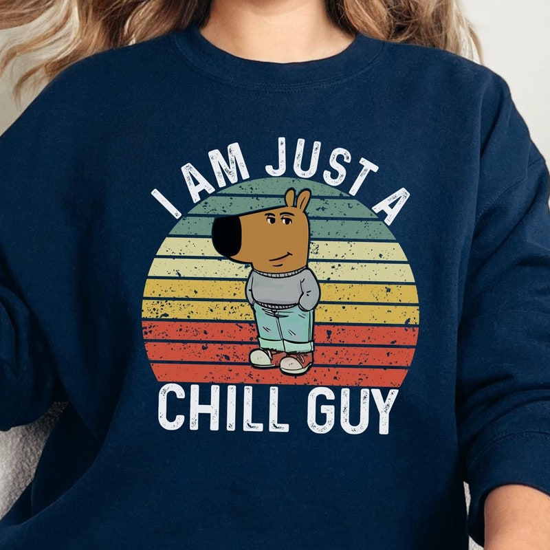 Chill Guy Hoodie - Etsy