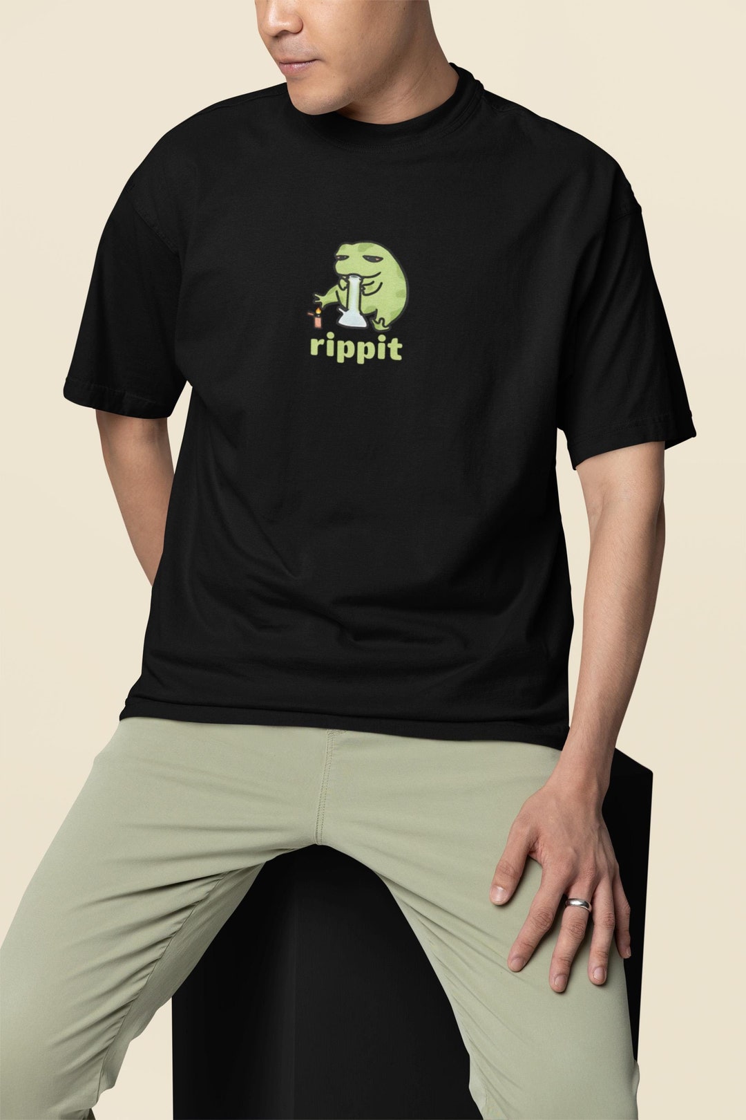 Funny Rippit Unisex T-shirt, Cute Frog Shirt, Frog Shirt, Sarcastic ...